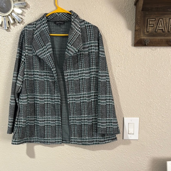 Slinky Brand | Jackets & Coats | Slinky Brand Black And Gray Blazer ...